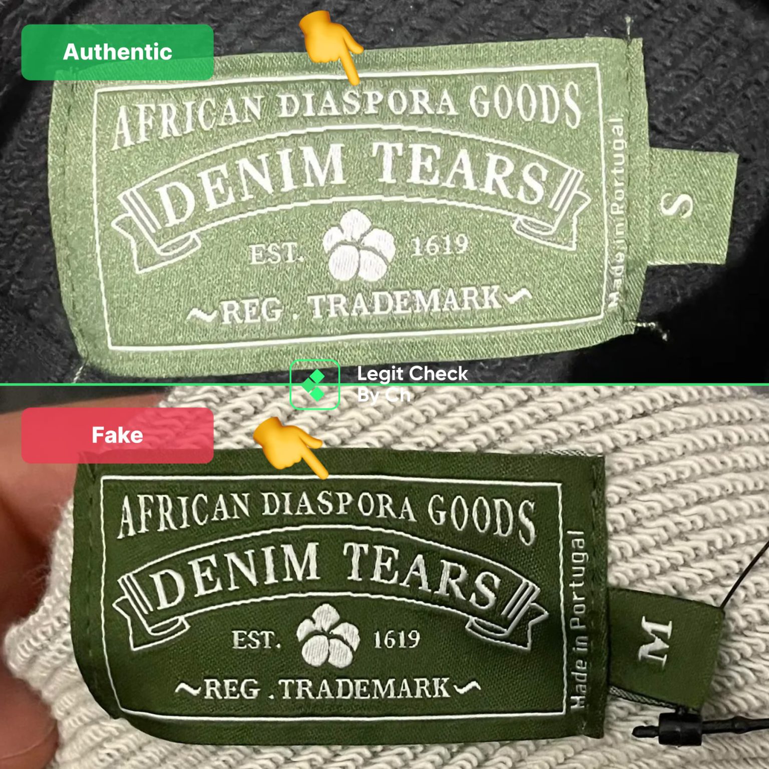 Denim Tears Legit Check: Real vs Fake Hoodie (2025)